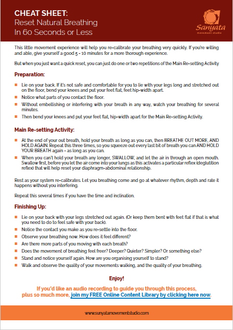 Thank-you/Confirmation for Cheat Sheet: Reset Your Breathing - Sunyata ...
